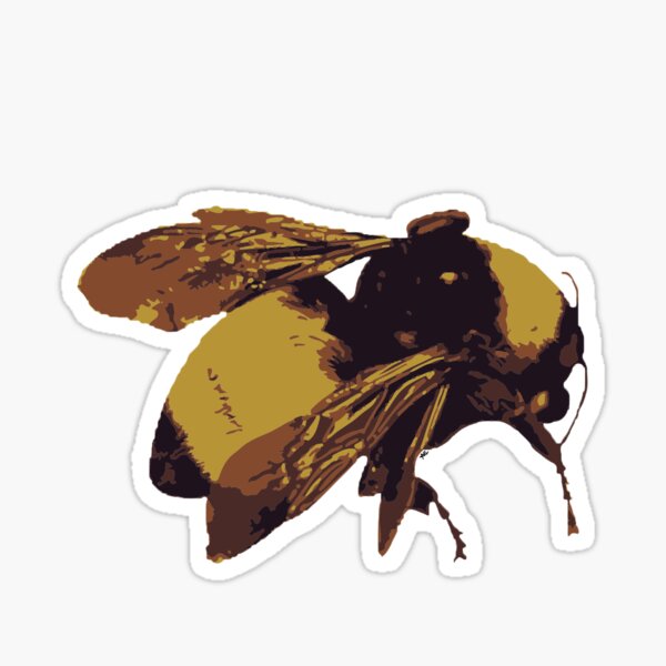 "Flower boy Bee" Sticker by andycc04 | Redbubble
