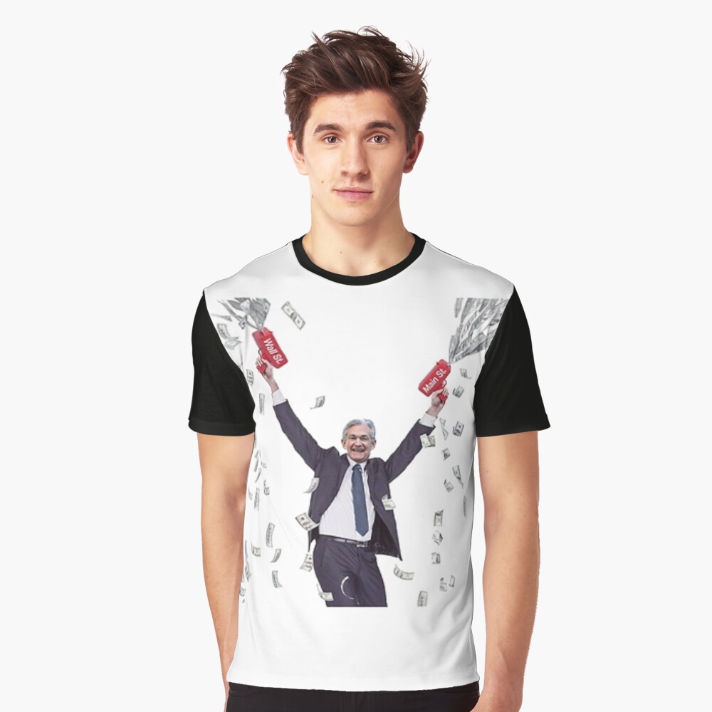 "Jerome Powell Money Printer" Sticker for Sale by hrbooms | Redbubble