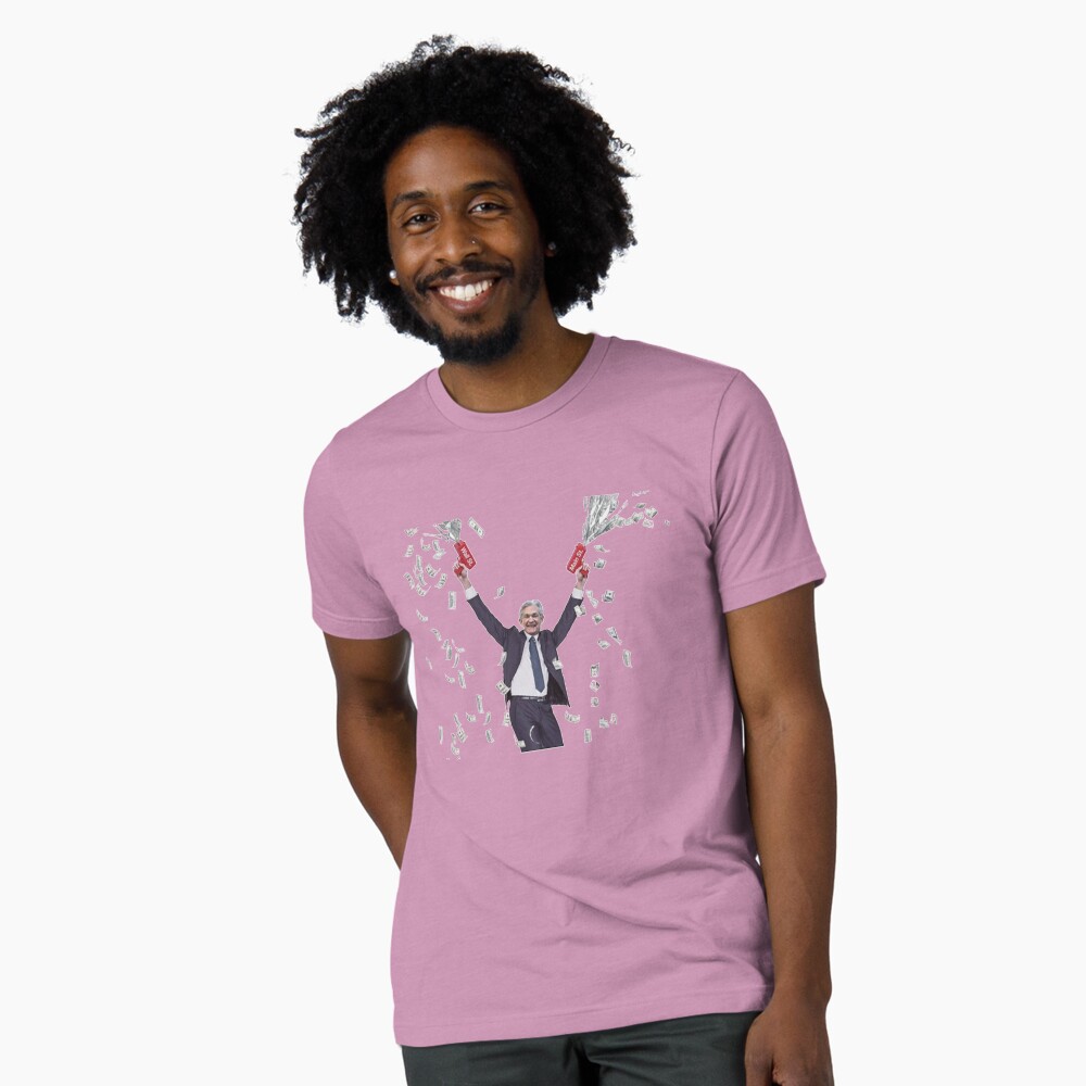 "Jerome Powell Money Printer" Sticker for Sale by hrbooms | Redbubble