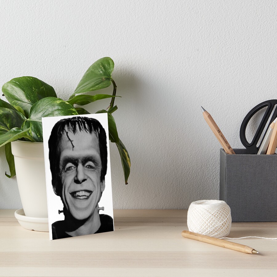"Herman Munster Profile" Art Board Print by Jstratt27 | Redbubble