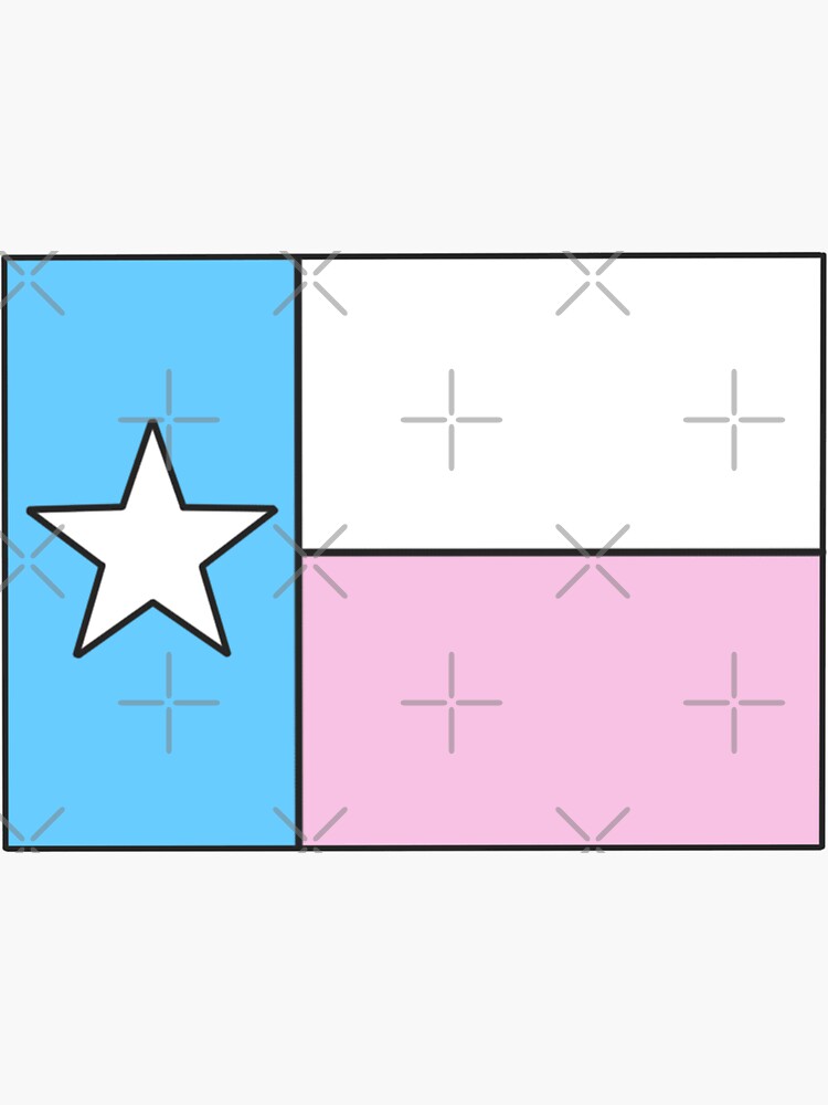 "Pastel Texas Flag" Sticker for Sale by jaquemv | Redbubble