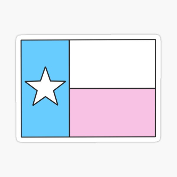 "Pastel Texas Flag" Sticker for Sale by jaquemv | Redbubble