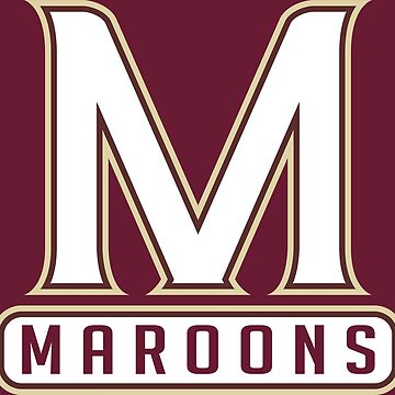"Maroons - White Logo" Sticker for Sale by edunkeldesigns | Redbubble