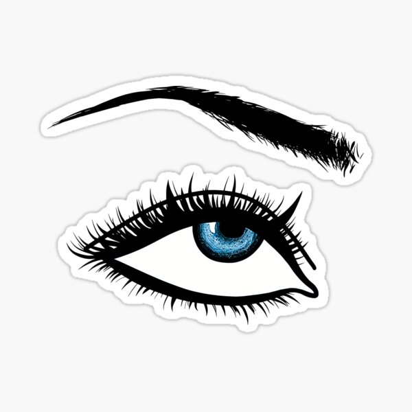 "Eye Roll" Sticker by oliviaossege | Redbubble
