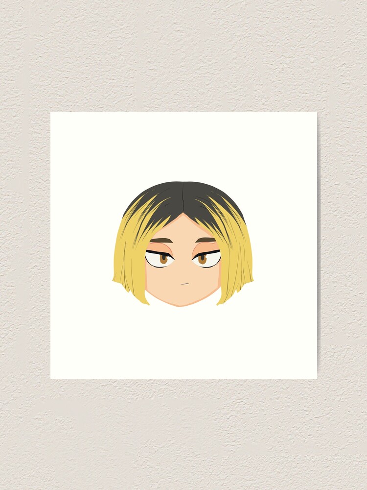 "Kozume Kenma Chibi Sticker " Art Print by camcamchong | Redbubble