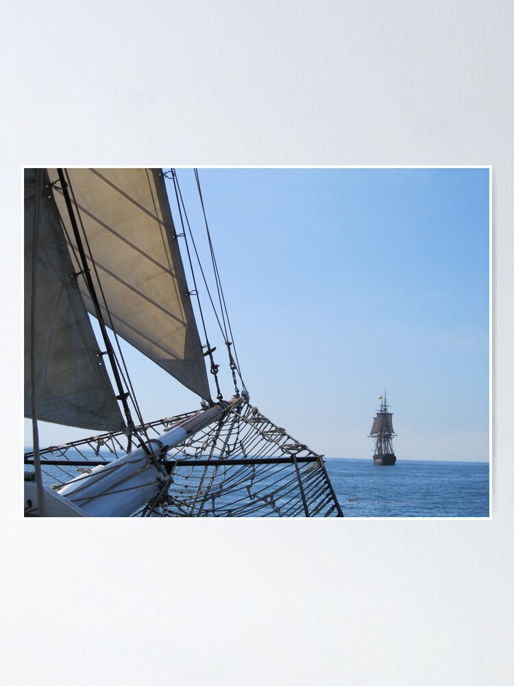 "HMS Surprise from Californian" Poster by spiffingsailor | Redbubble