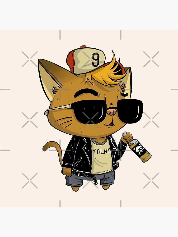 "YOLO Cat" Framed Art Print for Sale by ekklektikk | Redbubble