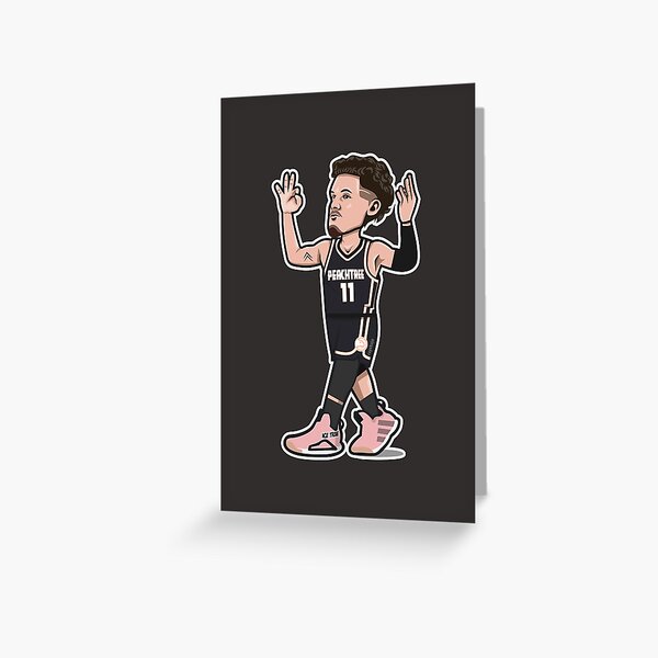 "Trae Young Cartoon Style City Edition" Greeting Card for Sale by ...