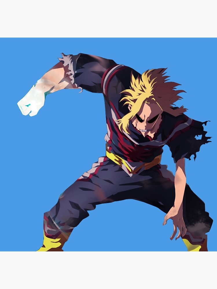 "Stickers / Poster My Hero Academia All Might" Art Print for Sale by ...