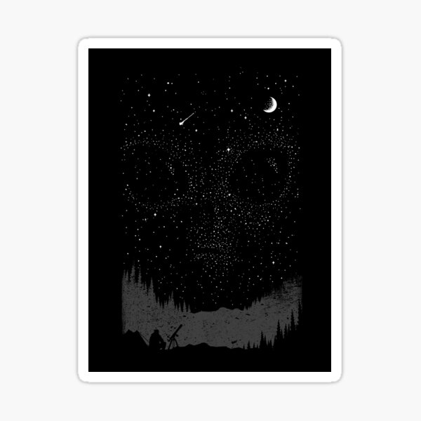 "We are not Alone" Sticker by Gamma-Ray | Redbubble