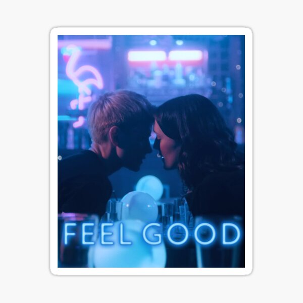 "Feel good" Sticker by famousmarilia | Redbubble