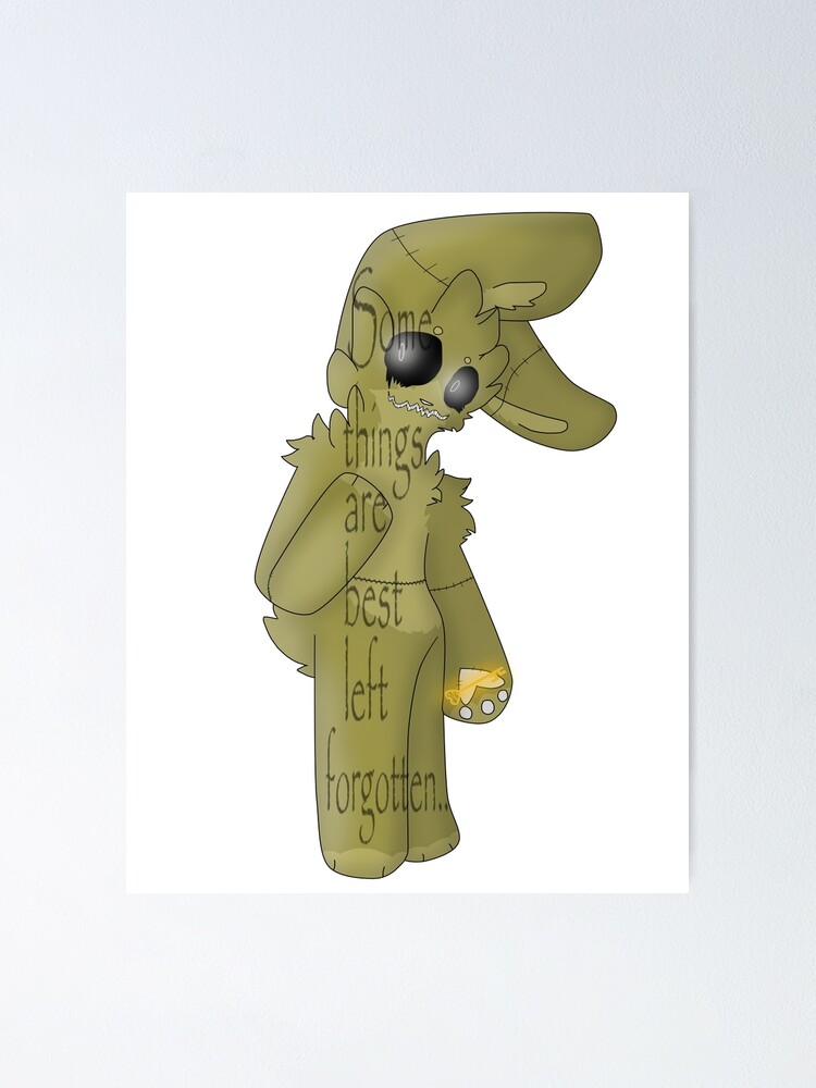 "Plushtrap" Poster by Scurryy | Redbubble