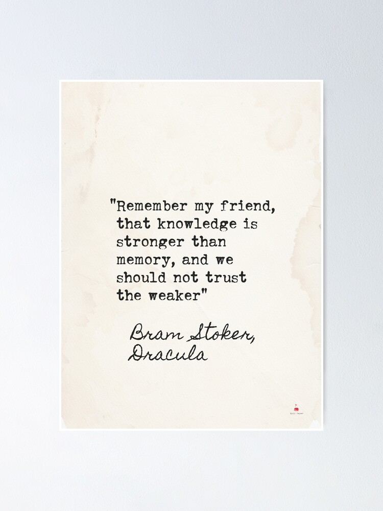 Bram Stoker Vampire Quotes