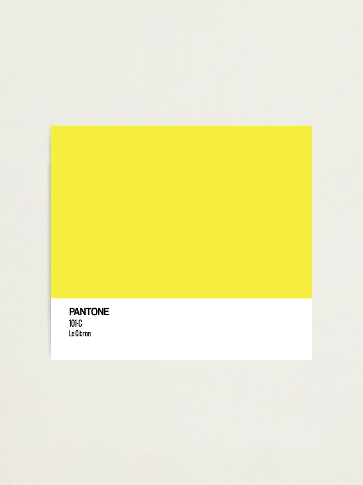 "Pantone - Le citron" Photographic Print by HouseofBalloon | Redbubble