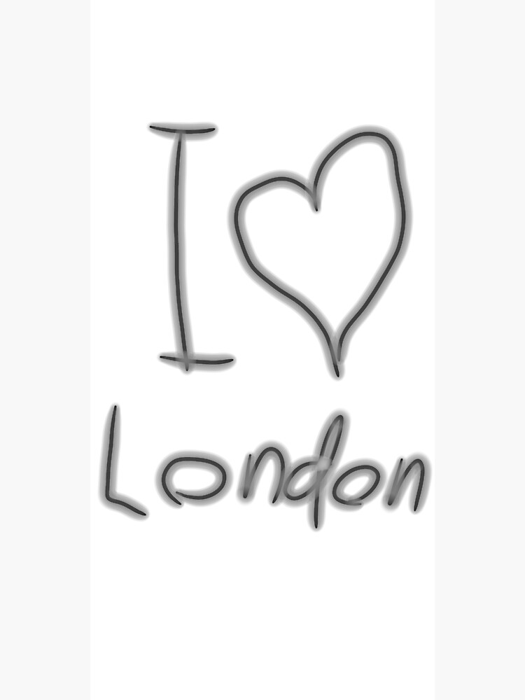 "I love London" Sticker by Edo23 | Redbubble