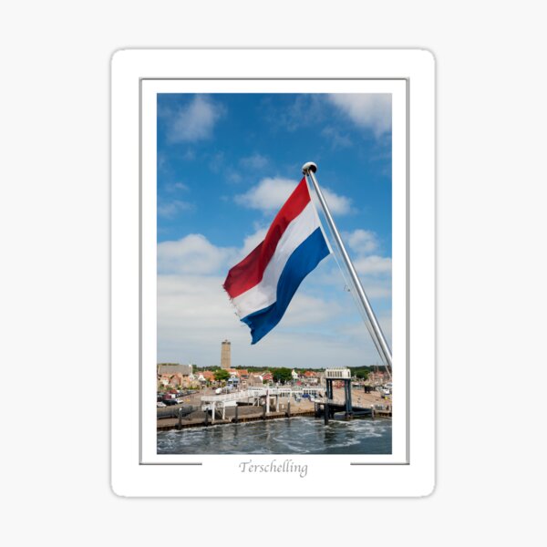 "West Terschelling Friesland The Netherlands View of the town with the ...