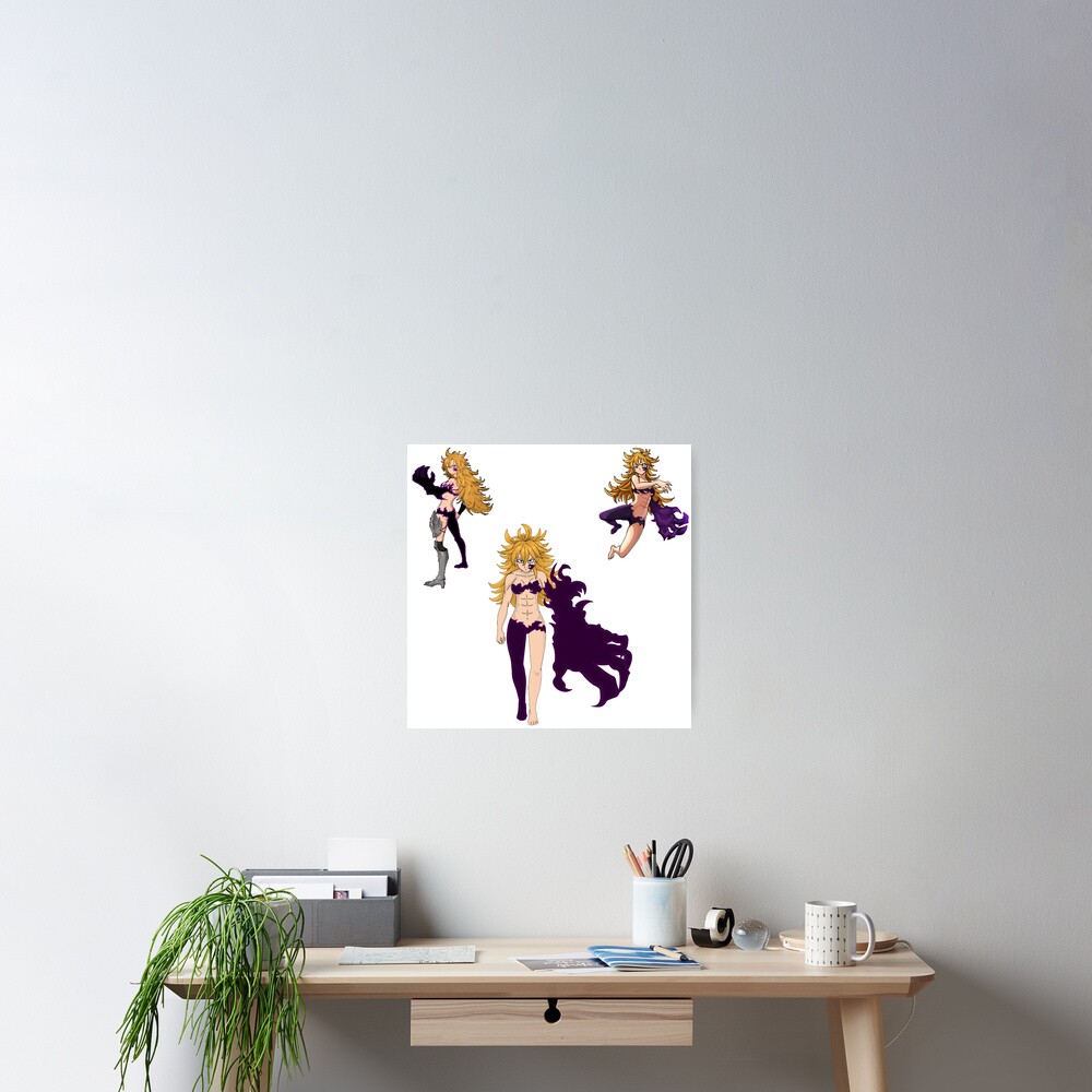 "Seven Deadly Sins Derieri Sticker Set" Poster by CassidyCreates ...