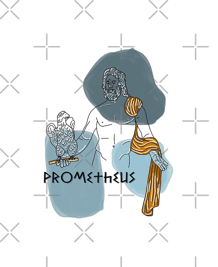 "Prometheus, Titan Of Fire - Greek Mythology" iPad Case & Skin for Sale ...