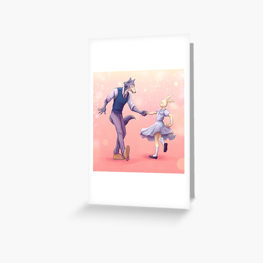 "beastars legoshi and haru dancing" Greeting Card for Sale by emeiota ...