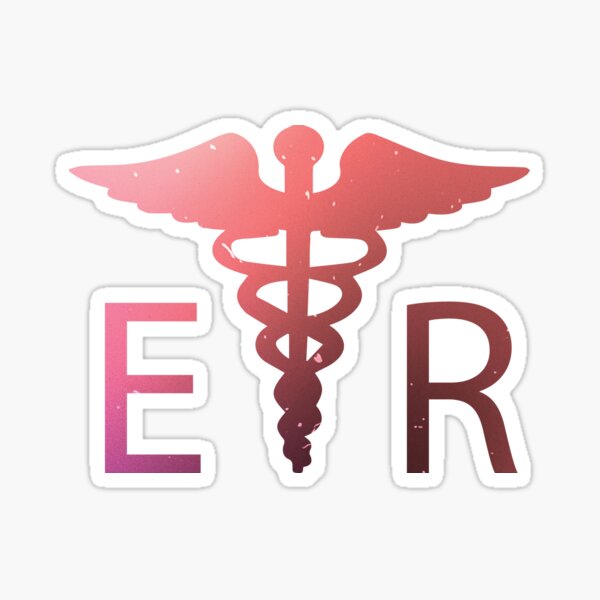 "Emergency room | CUTE ER NURSE" Sticker for Sale by Omochiroi | Redbubble