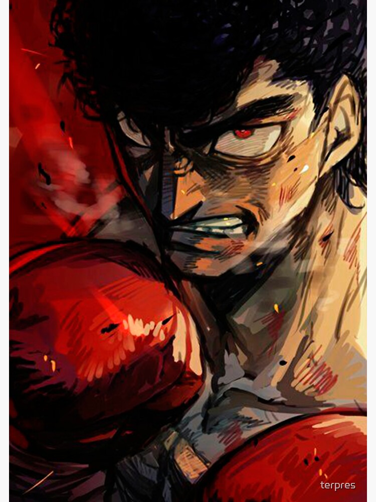"Hajime no Ippo Takamura" Sticker for Sale by terpres | Redbubble