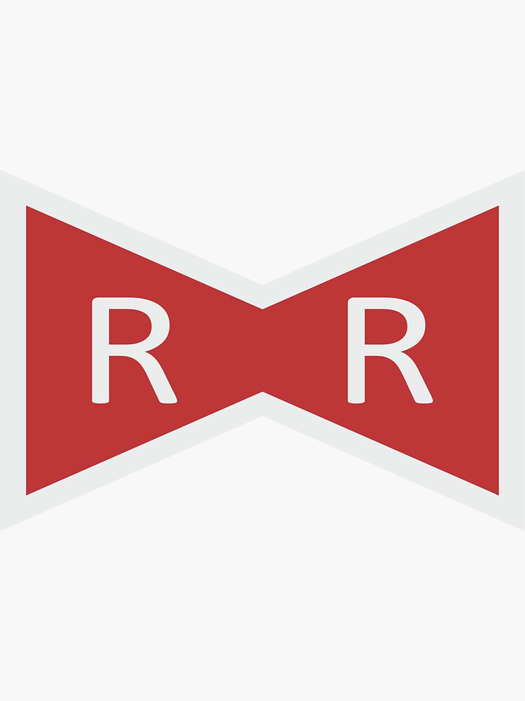 "Red Ribbon Army Logo" Sticker for Sale by JiuJiuArts | Redbubble