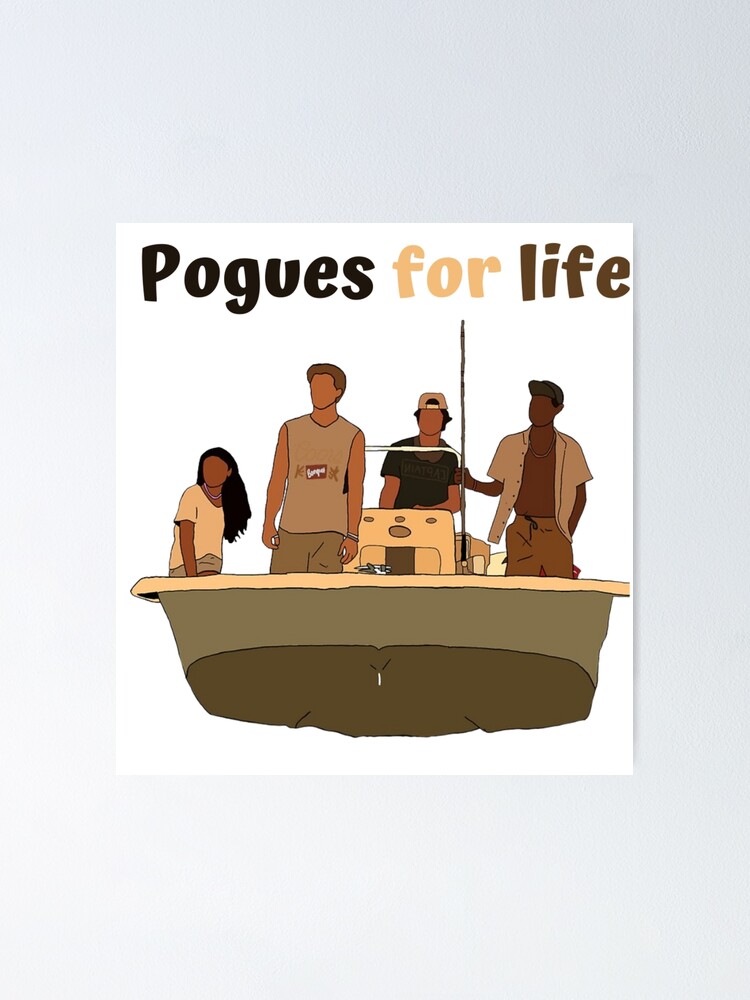 "Pogues For Life - Outer Banks Boat" Poster by Luna7 | Redbubble