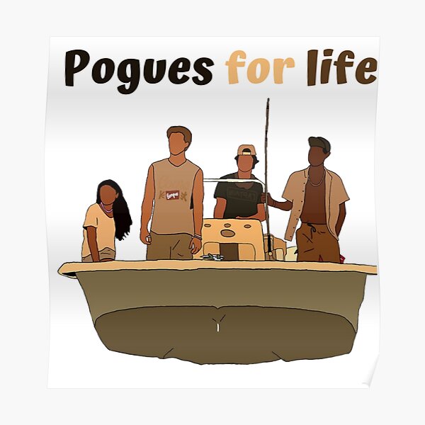 "Pogues For Life - Outer Banks Boat" Poster by Luna7 | Redbubble
