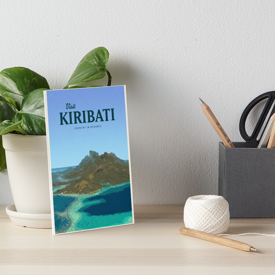 "Visit Kiribati" Art Board Print for Sale by CallumGardiner | Redbubble
