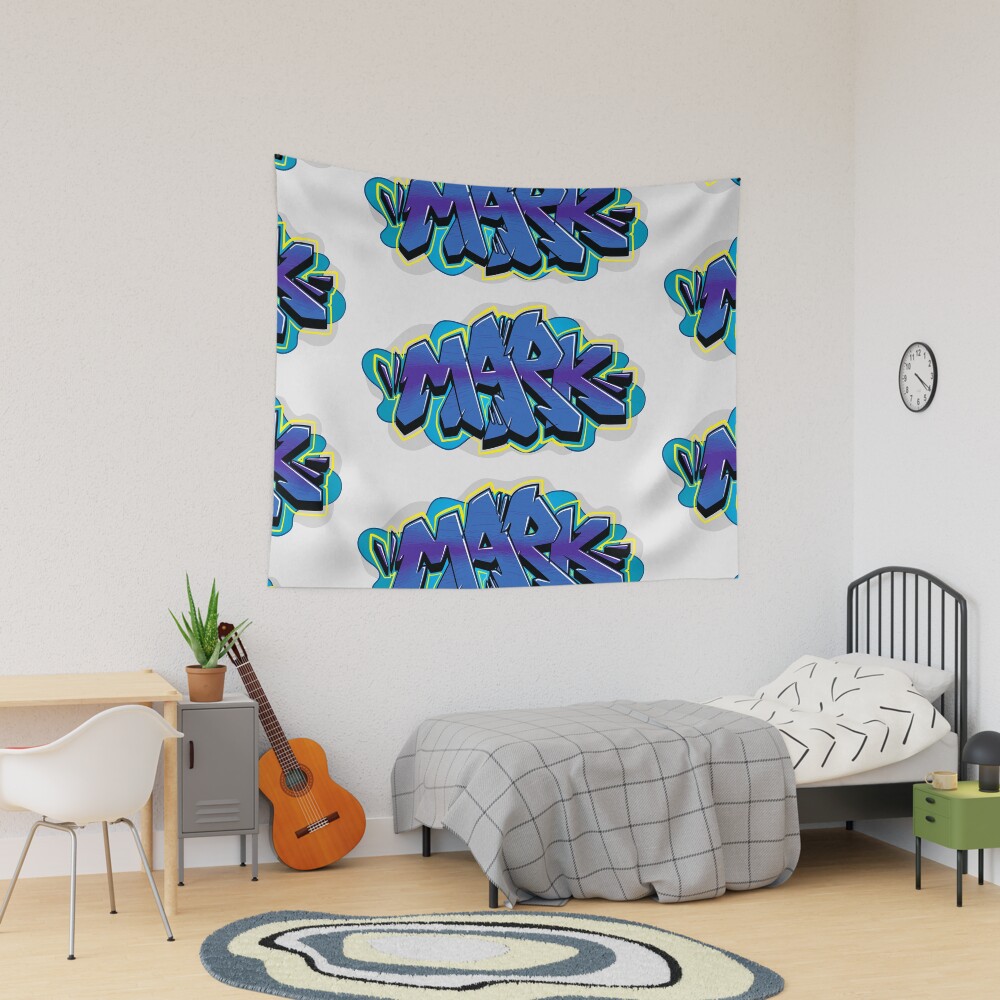 "Mark Graffiti Name" Poster for Sale by NameGraffiti | Redbubble
