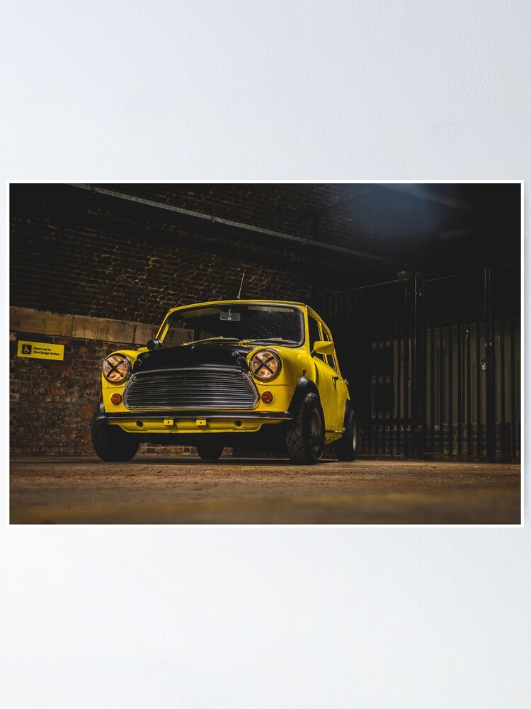 "Awesome Classic Mini" Poster for Sale by LostWorldArt | Redbubble