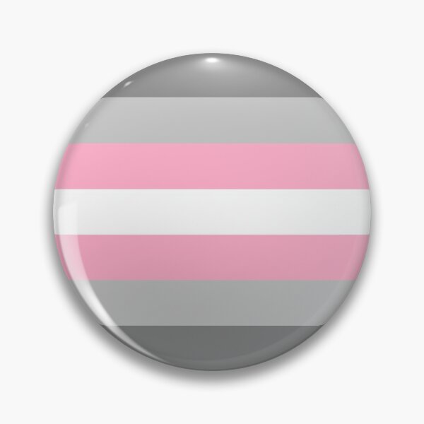 "Demigirl Pride Large Flag Print " Pin for Sale by SimplyPride | Redbubble