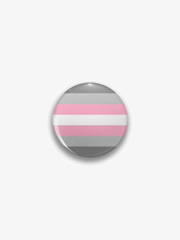 "Demigirl Pride Large Flag Print " Pin for Sale by SimplyPride | Redbubble
