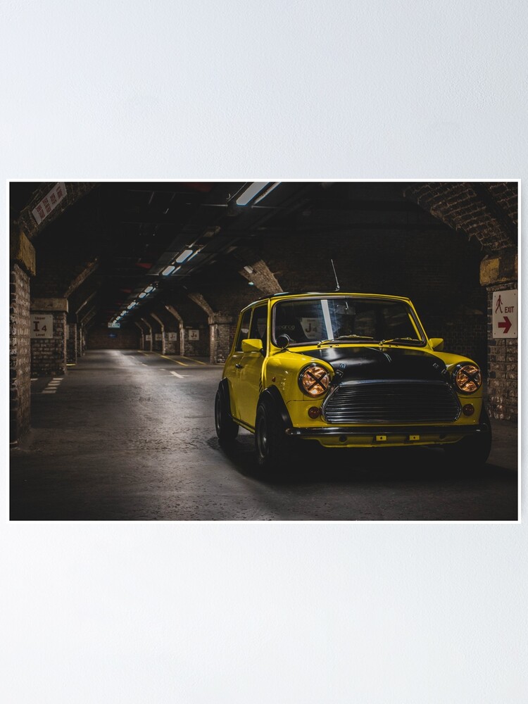 "Classic MINI Cooper" Poster for Sale by LostWorldArt | Redbubble