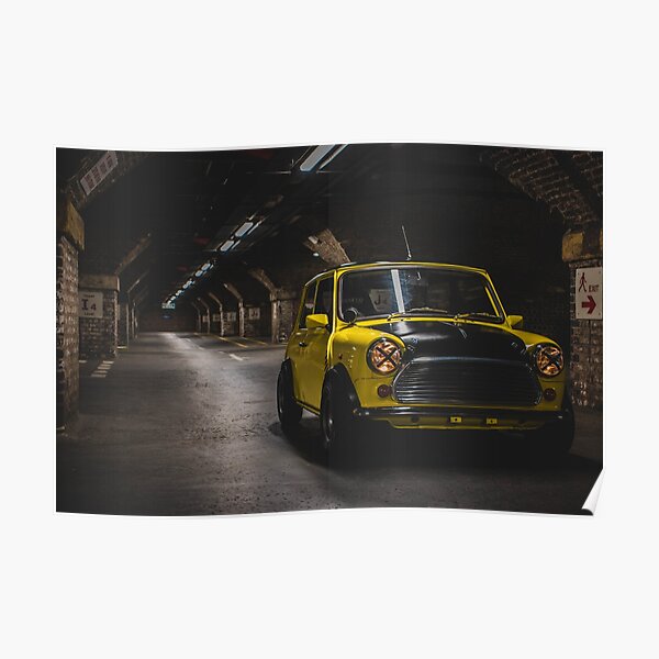 "Classic MINI Cooper" Poster for Sale by LostWorldArt | Redbubble