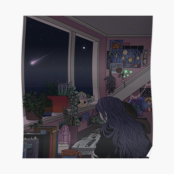 "Lofi | Chill" Poster by Giulianah | Redbubble