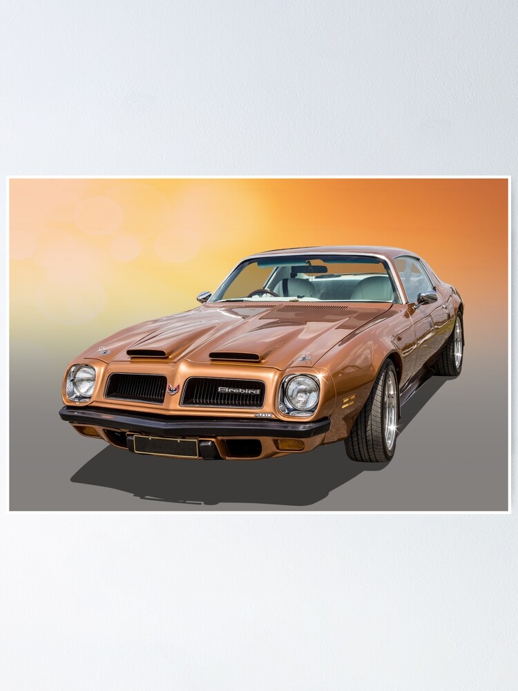 "74 Firebird" Poster for Sale by cars | Redbubble