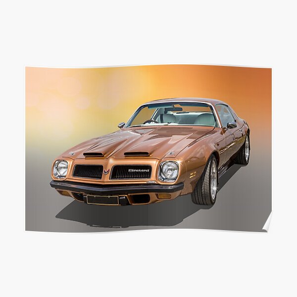 "74 Firebird" Poster for Sale by cars | Redbubble