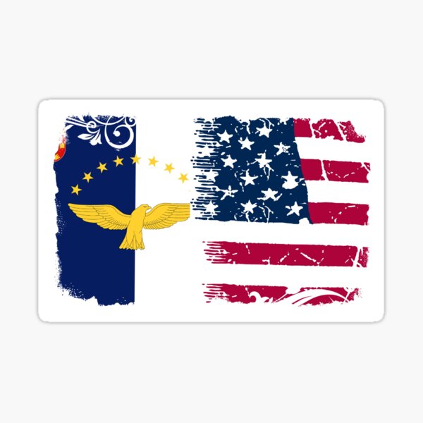 "Azorean american" Sticker for Sale by Azorean1963 | Redbubble