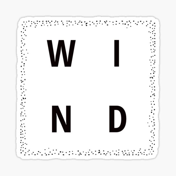 "Wind" Sticker for Sale by kasunjohn | Redbubble