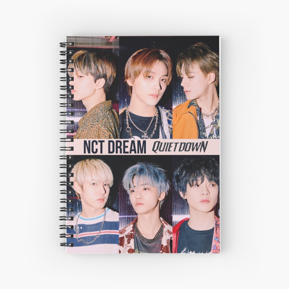 "NCT DREAM Quiet Down" Spiral Notebook by nurfzr | Redbubble
