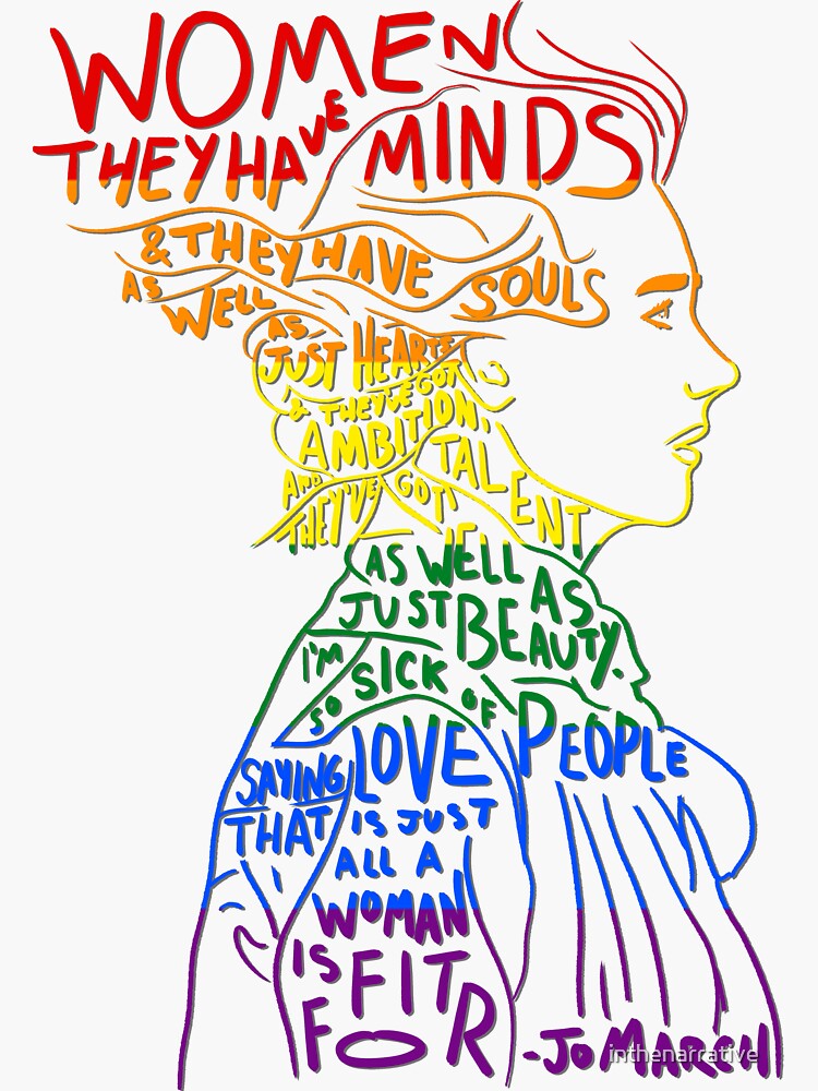 "jo march pride flag" Sticker for Sale by inthenarrative | Redbubble