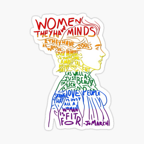 "jo march pride flag" Sticker for Sale by inthenarrative | Redbubble