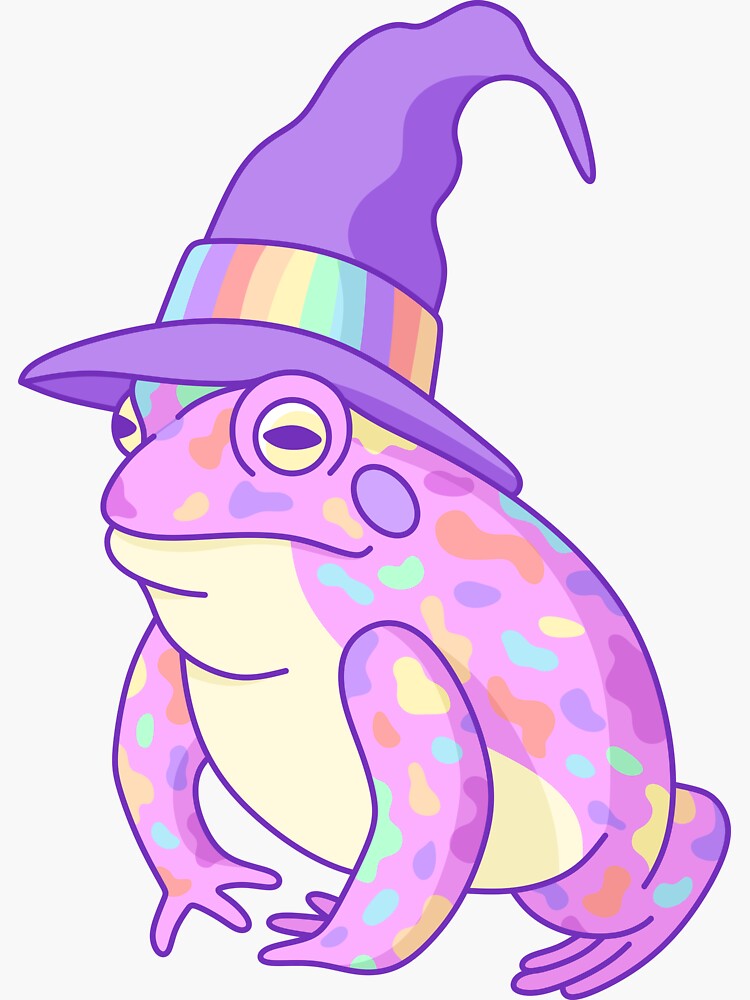 "Wizard Toad" Sticker for Sale by sombrasblancas | Redbubble