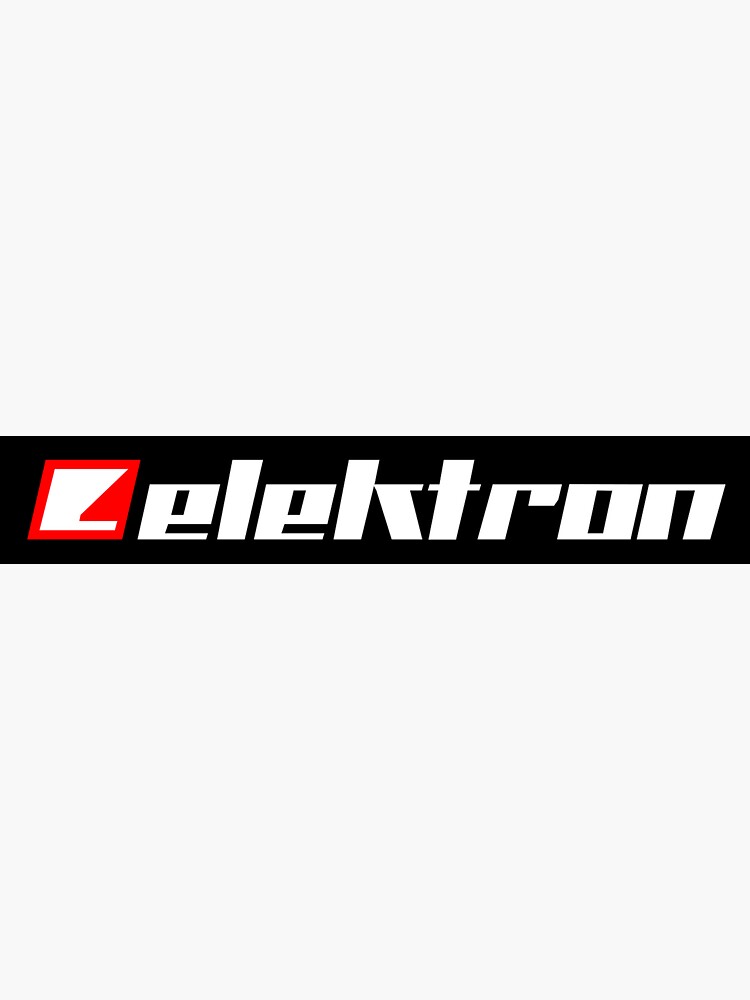 "elektron" Sticker for Sale by monomachine | Redbubble