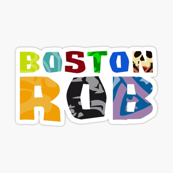 "Boston Rob" Sticker by katherinepeti | Redbubble