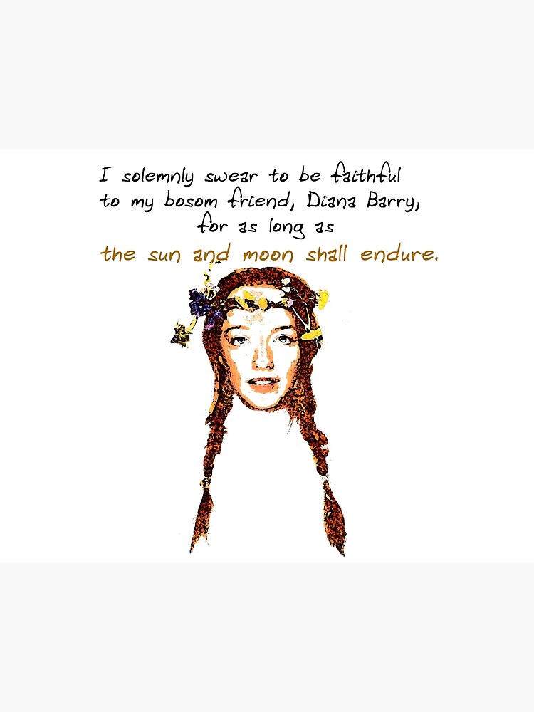 Anne With An E Quote Poster By Deadwriters Redbubble