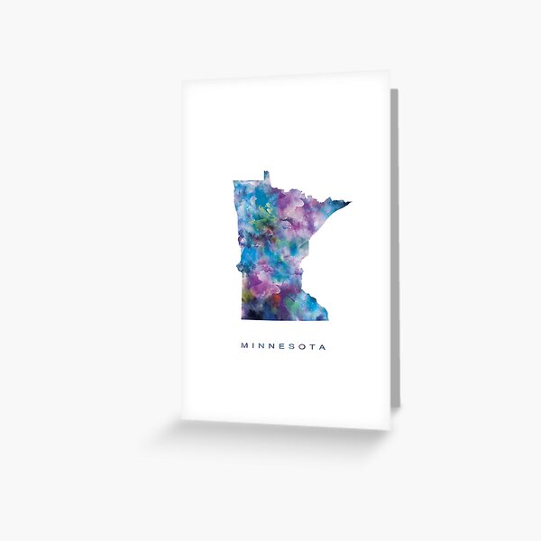 "Minnesota" Greeting Card by MonnPrint | Redbubble