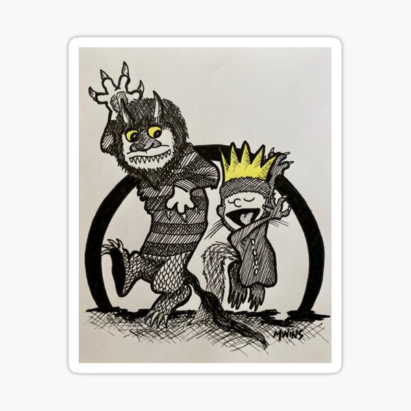 "Wild Rumpus" Sticker for Sale by MaximusJackson | Redbubble