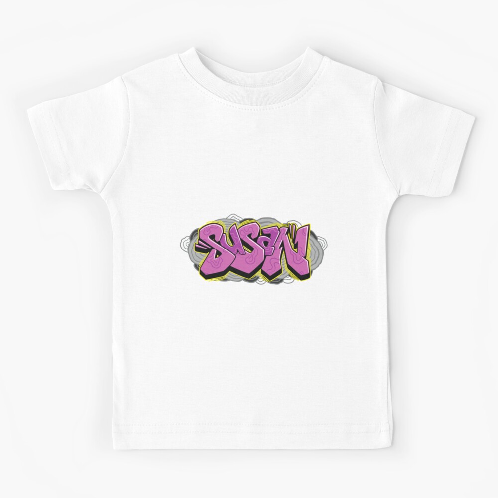 "Susan Graffiti Name" Kids T-Shirt for Sale by NameGraffiti | Redbubble